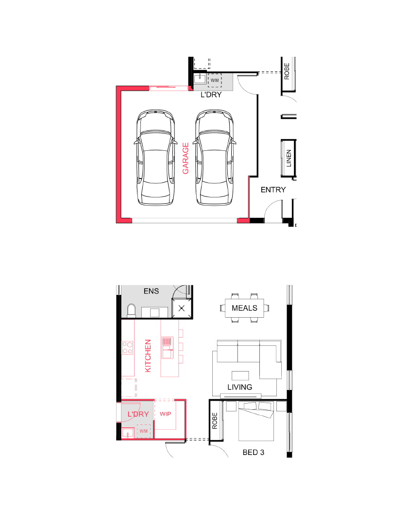 Amity 143 - Single Storey House Plan - Luma | Hallmark Homes