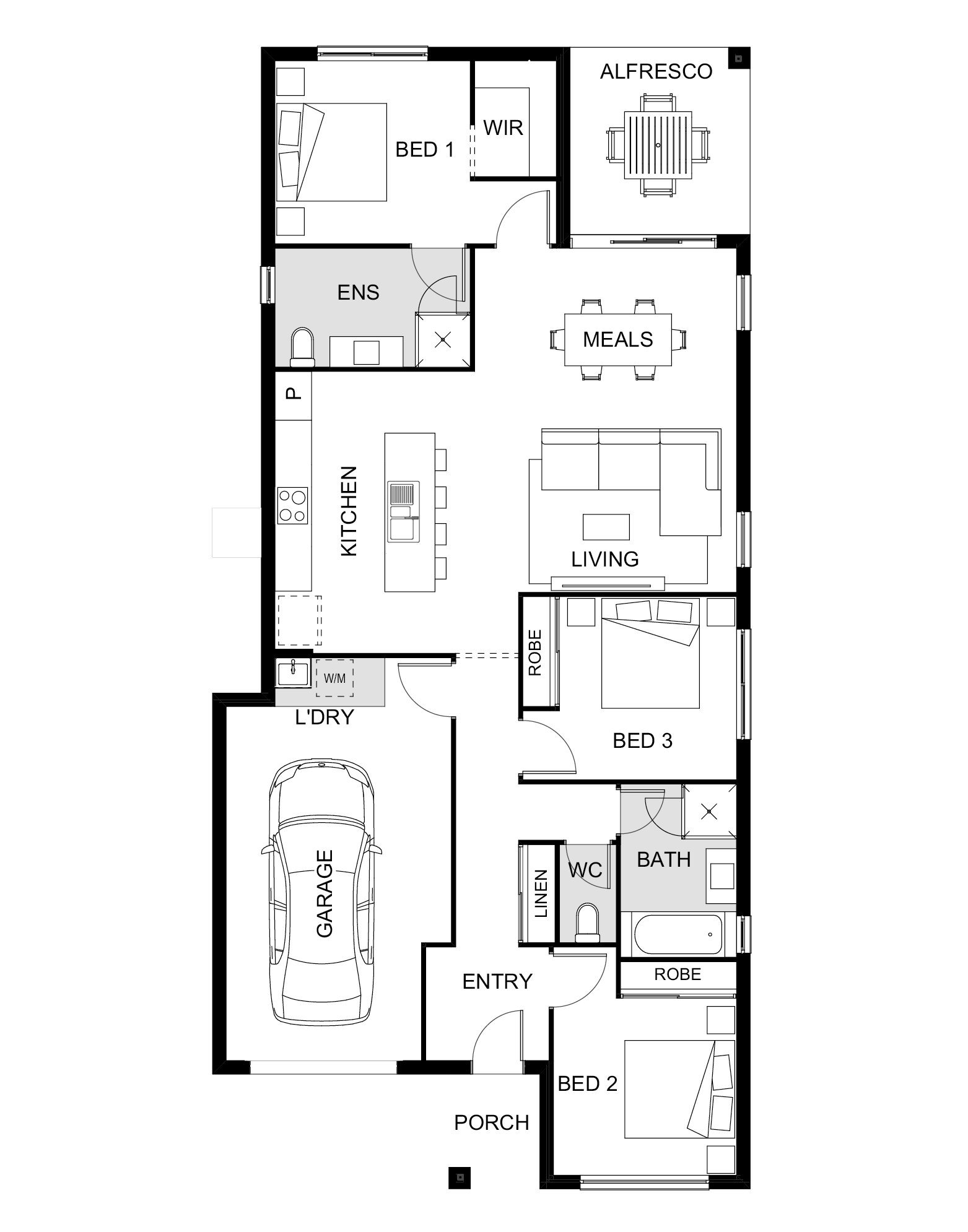 Single Storey Home Designs | South East QLD | Hallmark Homes