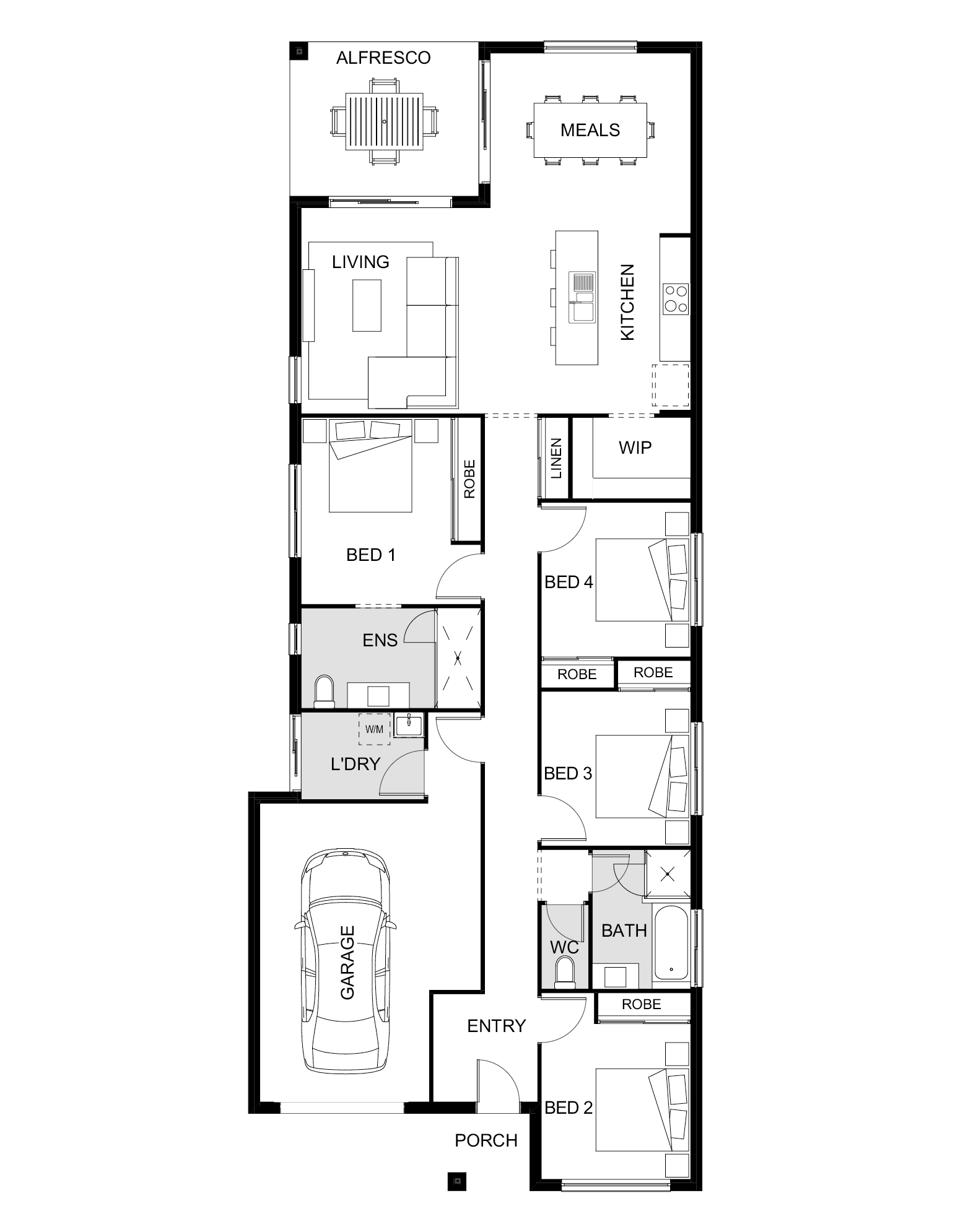 Single Storey Home Designs | South East QLD | Hallmark Homes