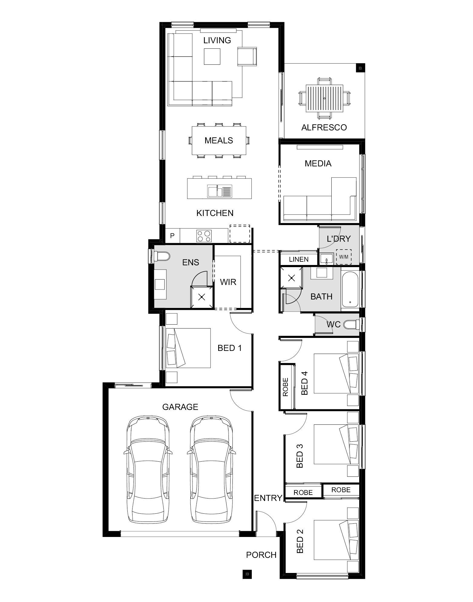 Single Storey Home Designs | South East QLD | Hallmark Homes