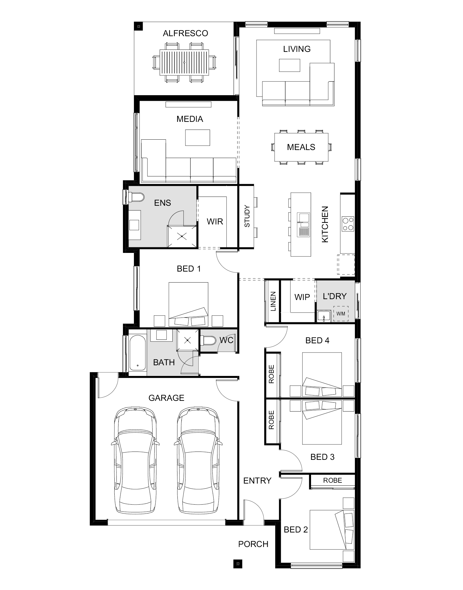 Single Storey Home Designs | South East QLD | Hallmark Homes